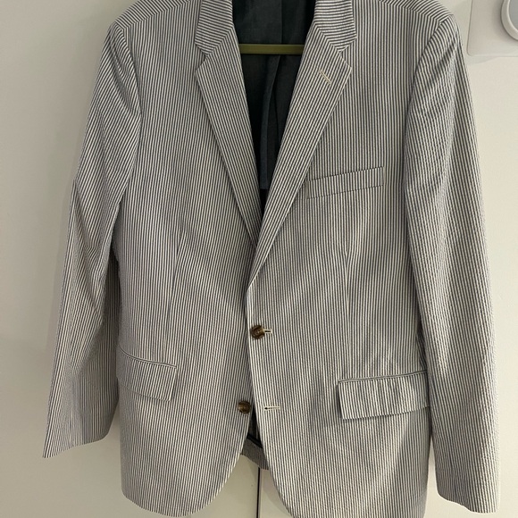 J Crew Seersucker Suit